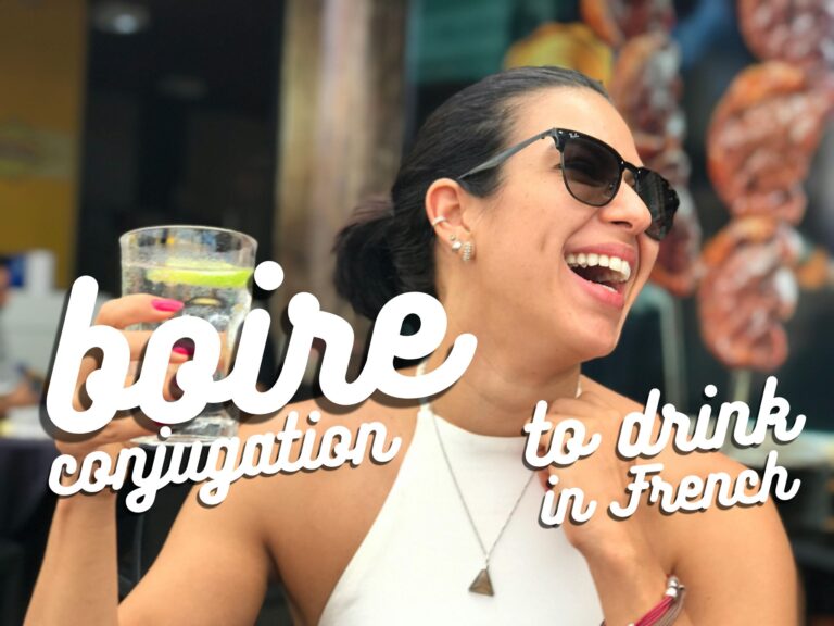Boire Conjugation: Every tense of the verb for To Drink in French