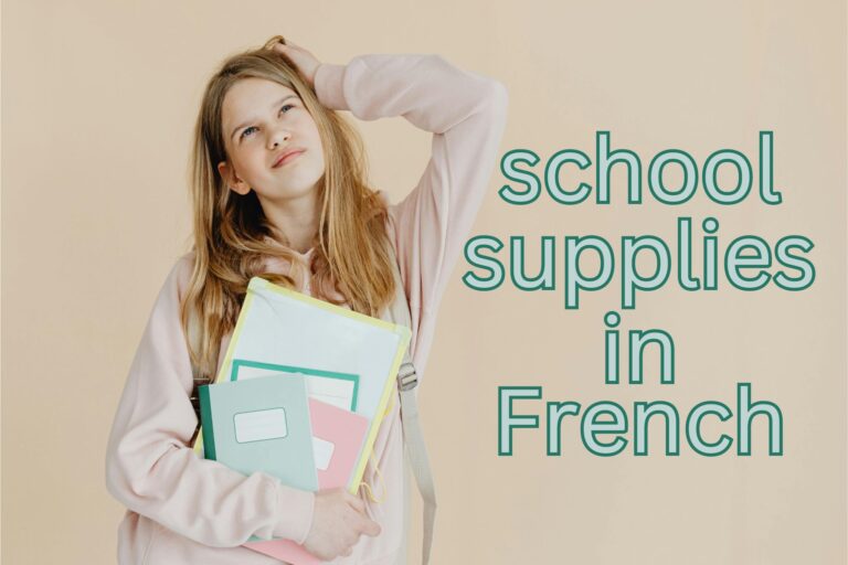 School Supplies in French: Get ready for La Rentrée!